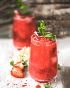 Nage de fruits rouges au Grain d’Amour - Les vignerons du Brulhois